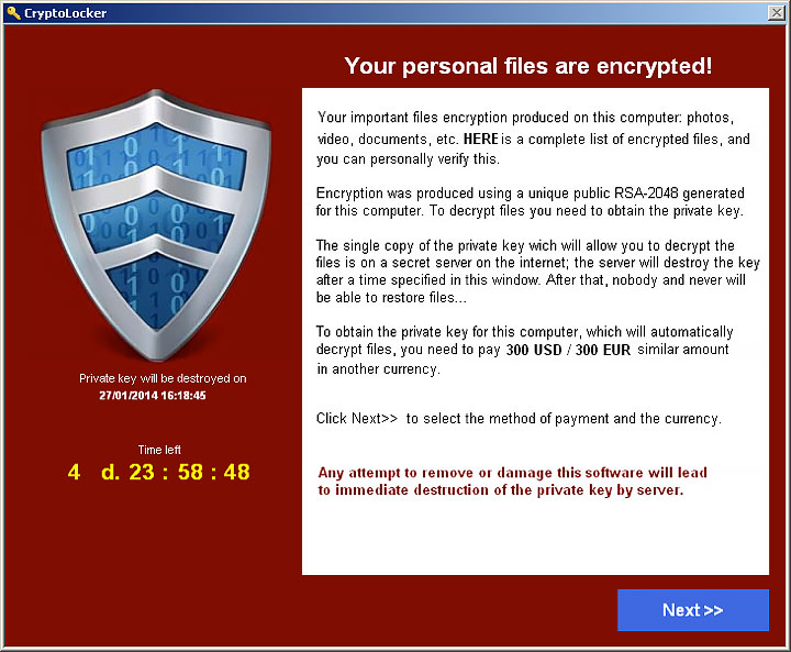CryptoLocker 2.0 Ransomware | KnowBe4