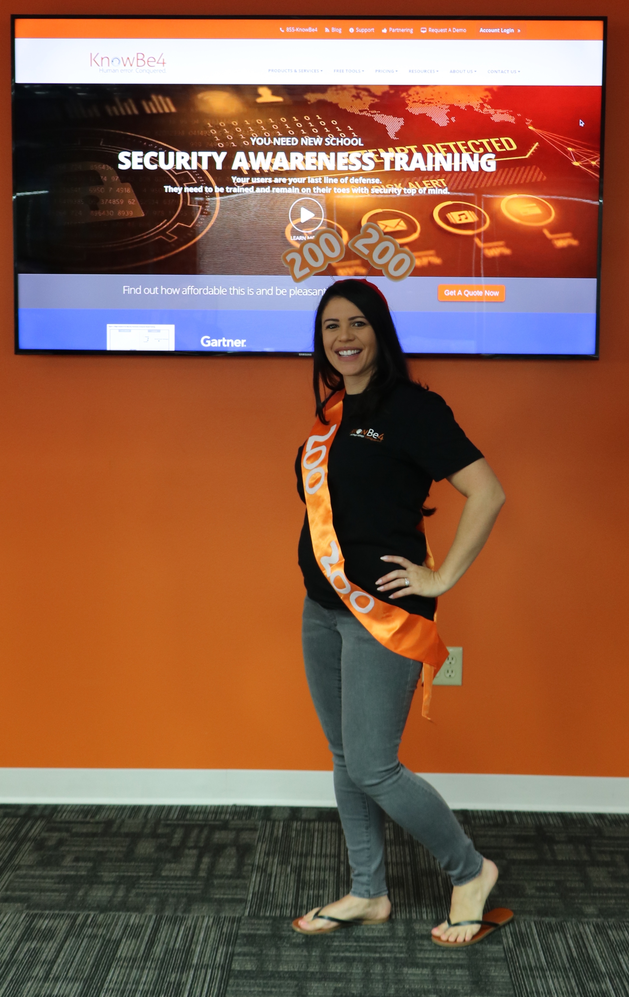 KnowBe4 Hires Employee 600!