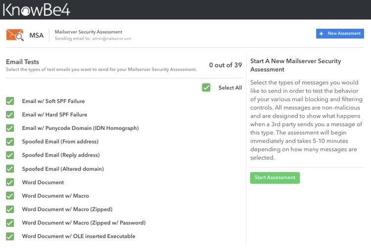 KnowBe4 Arms IT Pros With No-Cost Mailserver Security Assessment Tool ...