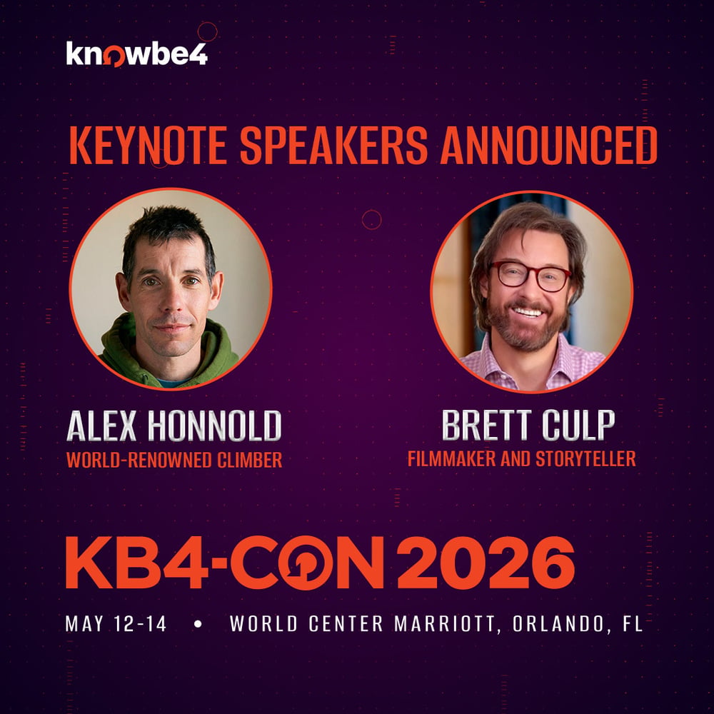 KB4-CON 2026 to Feature World-Renowned Climber Alex Honnold and ...