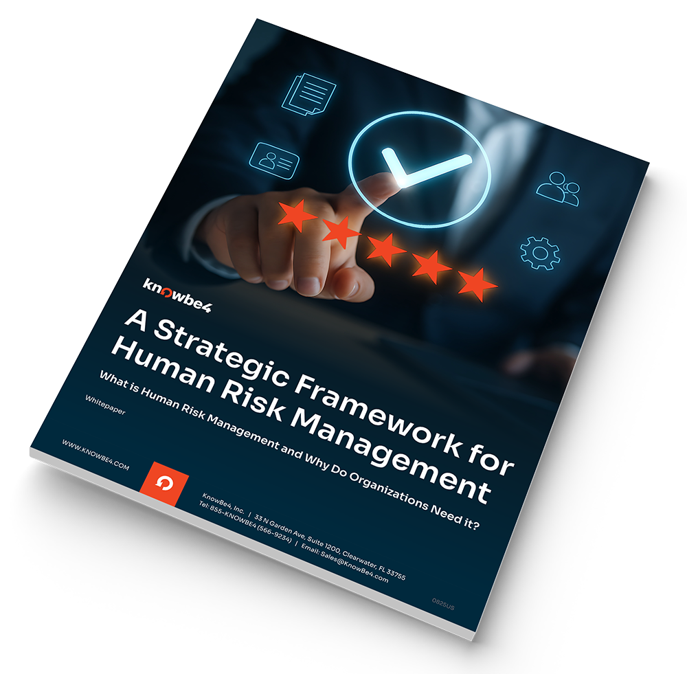 KnowBe4 Defines a Holistic Approach to Human Risk Management