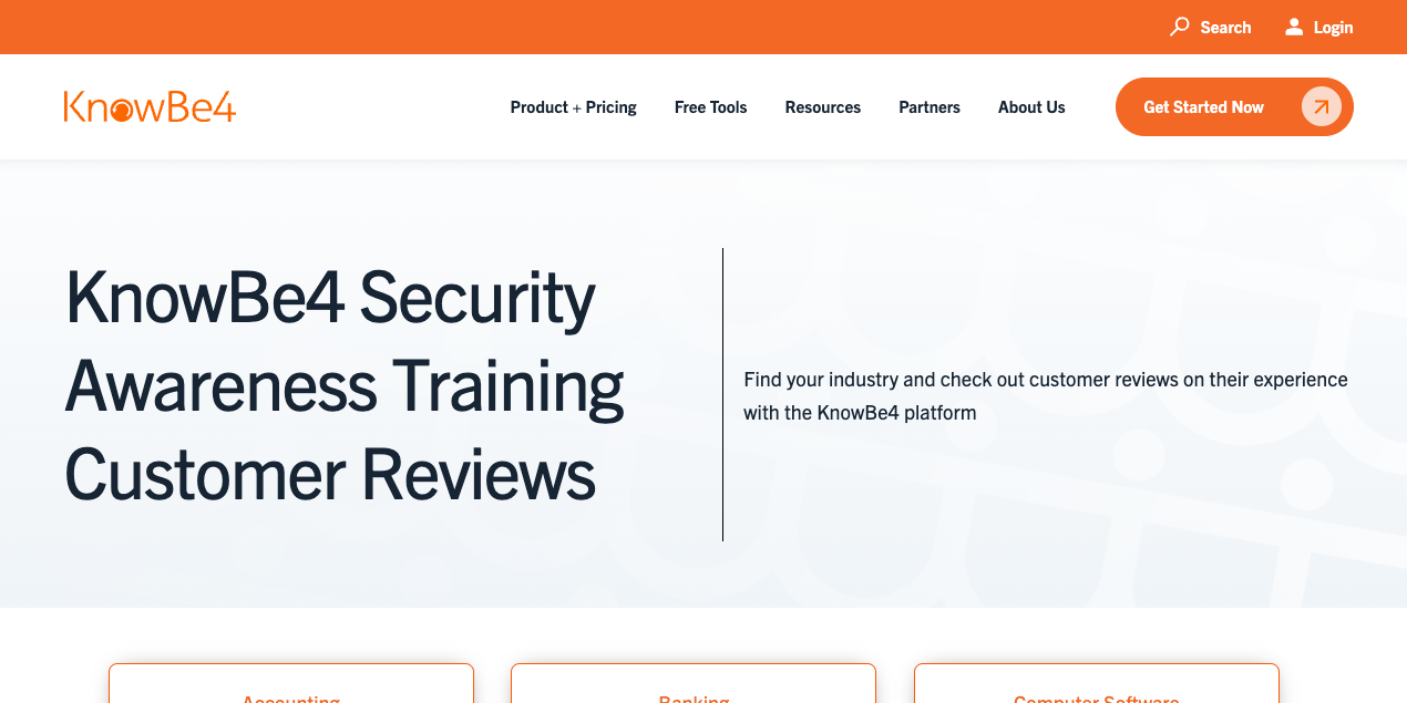 G2 Industry Reviews | KnowBe4