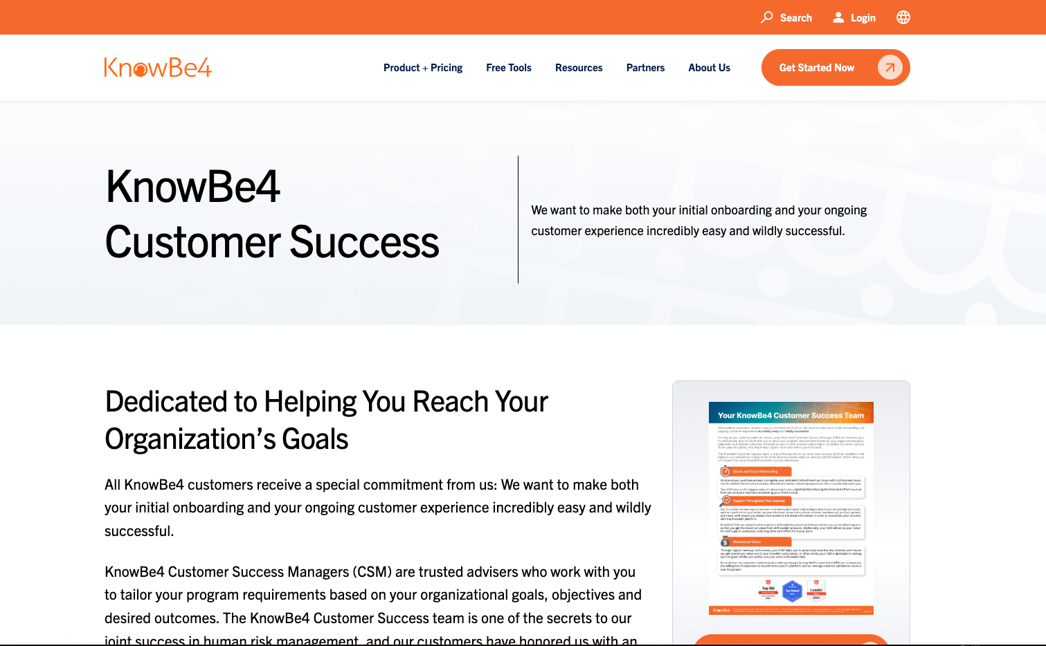 KnowBe4 Customer Success | KnowBe4