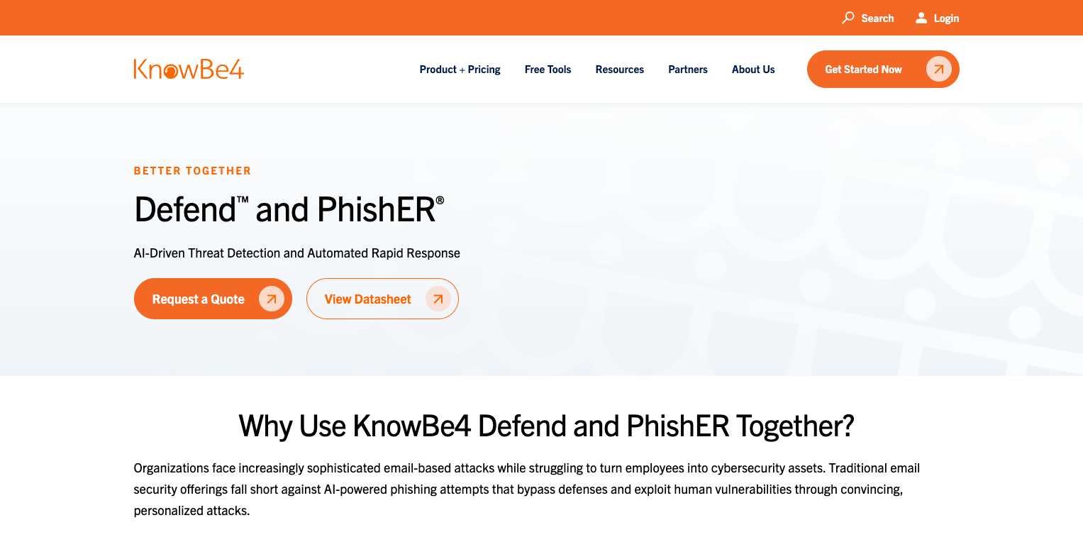 Defend & PhishER Bundle | KnowBe4