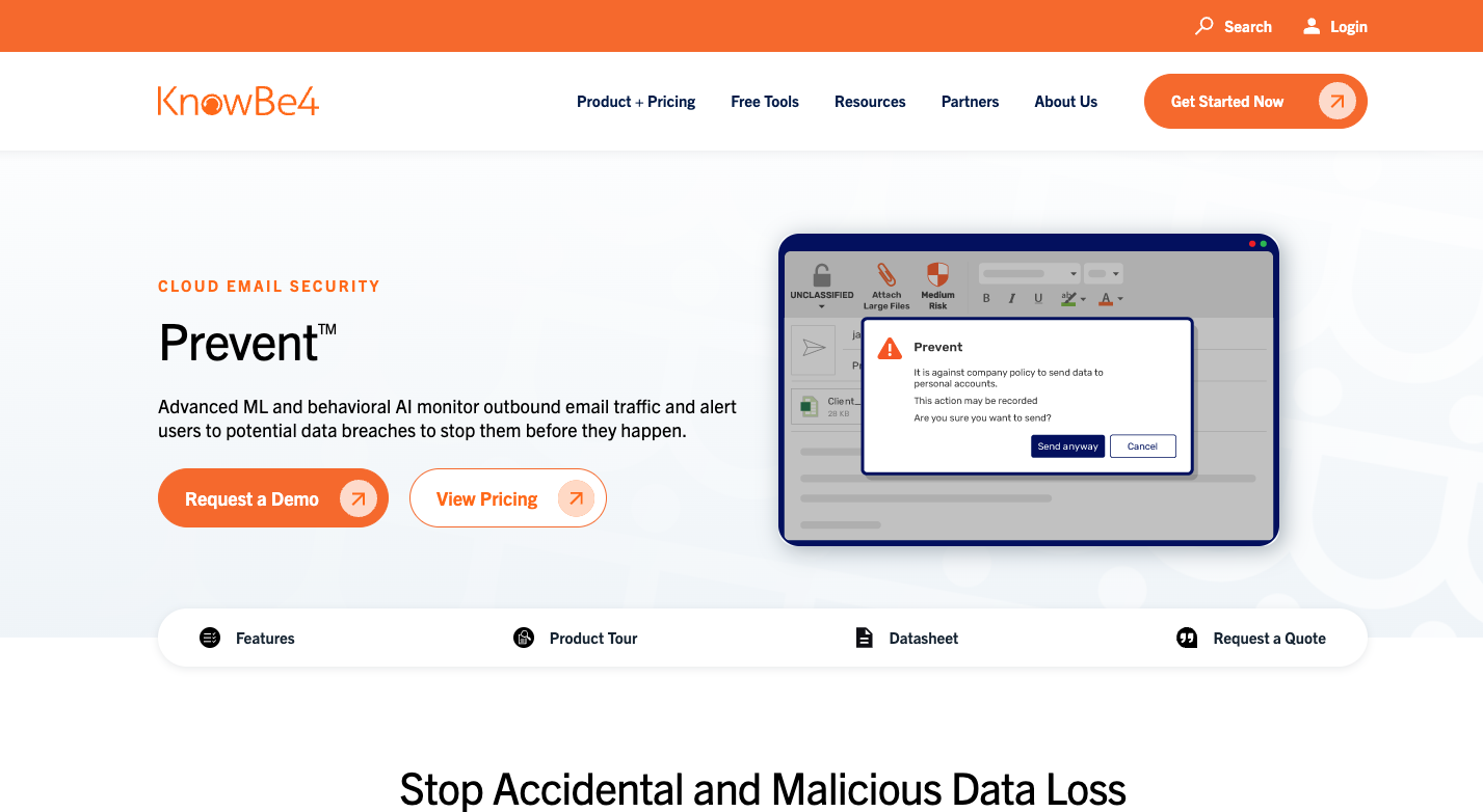 Prevent Overview | KnowBe4